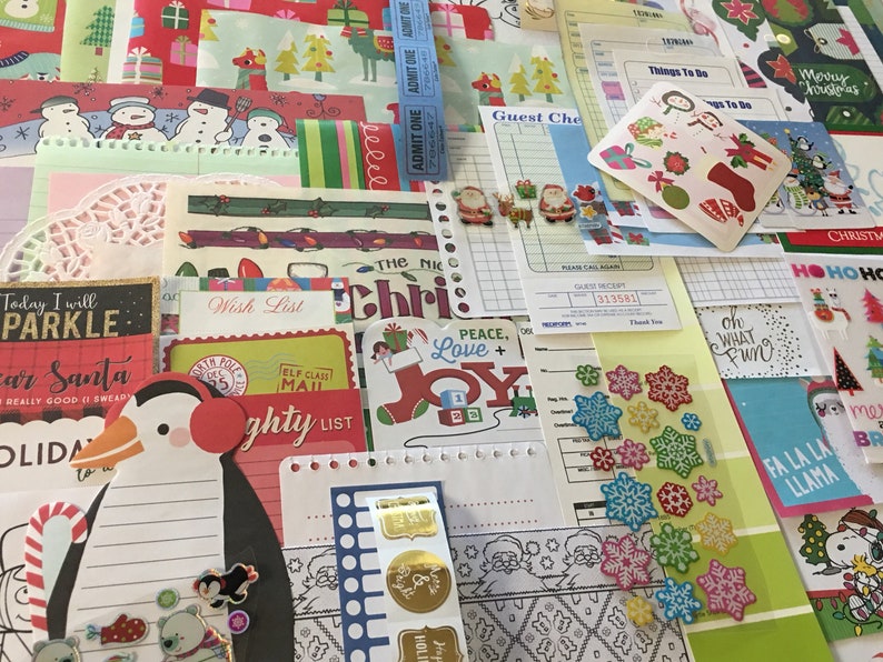 Kit Christmas Joyful Christmas Mini December Daily | Etsy