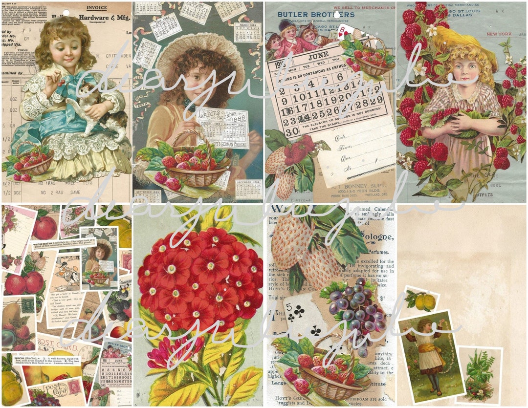 Digital - Sweet Summer Journal Pages & Ephemera Digital Kit - Journal ...