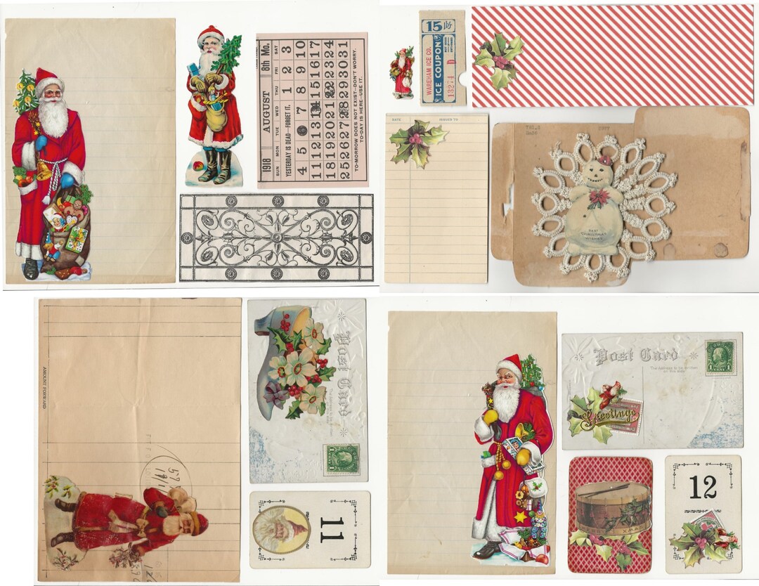 Digital - 25 Days of Christmas Pages & Ephemera Digital Kit This Kit is ...