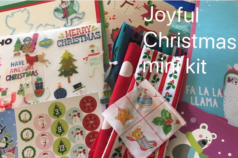 Kit Christmas Joyful Christmas Mini December Daily - Etsy