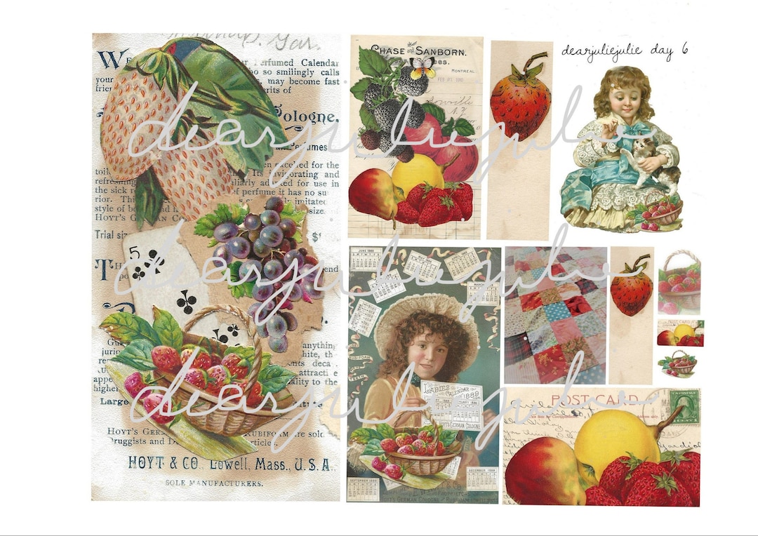 Digital - 7 Days of Summer Collab Kit 2021 - Antique Images Journal ...