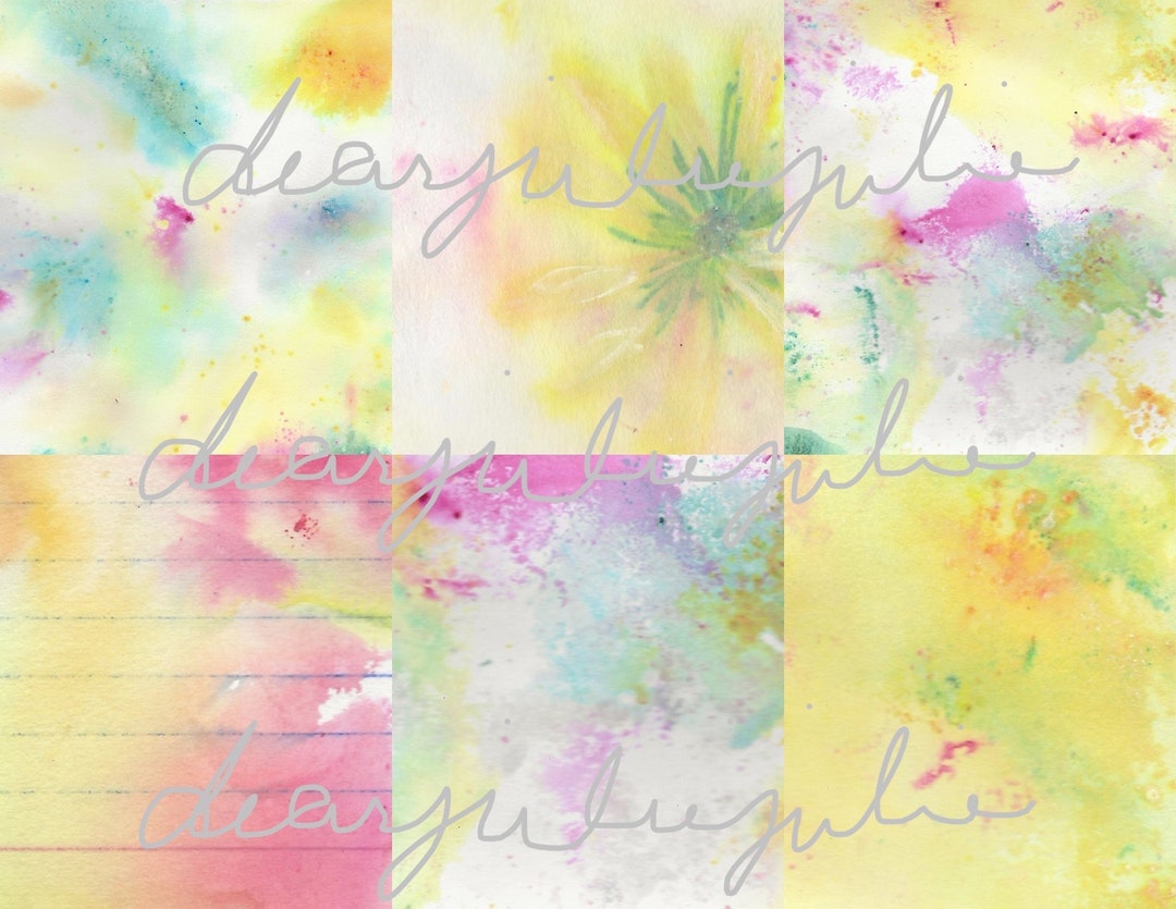 Digital - Tropical Splash Background Journal Pages & Ephemera Digital ...