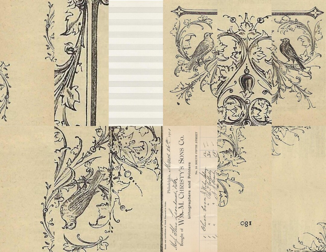 Digital - NEW Scrolls Deluxe Digital Pages and Ephemera Kit, Junk ...