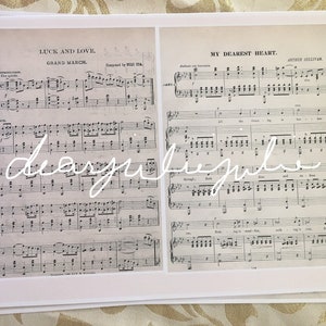 Digital - Music - Old Fashioned Love Songs Music Pages & Ehemera ...