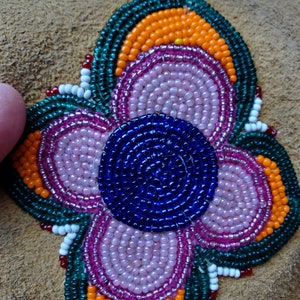 Vintage Indigenous Hand Made Beaded & Fringed Leather Mitts - Etsy