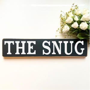 The Snug, Cosy, Quiet Home Décor Vintage Style Wood Sign, New Home Sign ...
