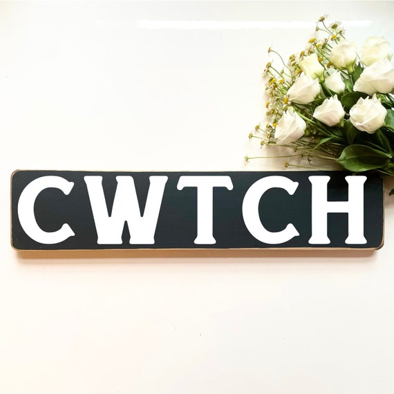 Cwtch Sign Welsh Home Sign Hugs Sign Handmade Sign Home Wall - Etsy UK