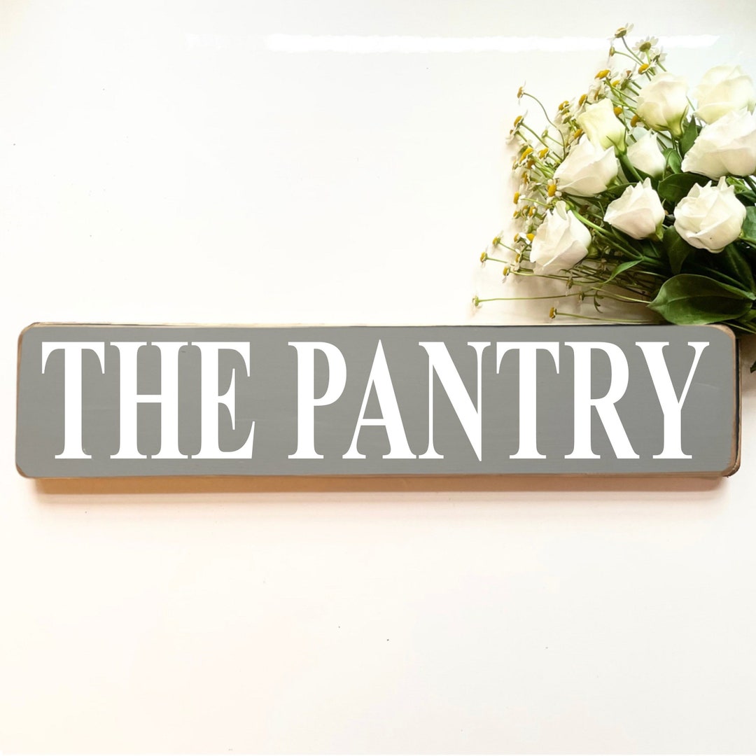 The Pantry Sign, Pantry Signs,vintage Style Pantry Sign, Kitchen Sign ...