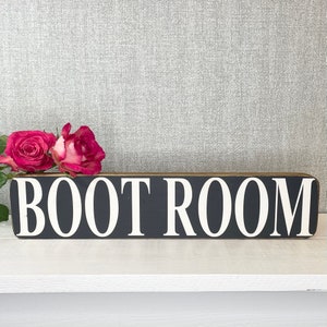 The Boot room sign Boot room muddy shoes off décor vintage | Etsy