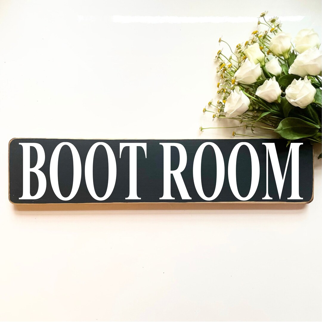 The Boot Room Sign, Boot Room, Muddy Shoes Off, Décor Vintage Style ...
