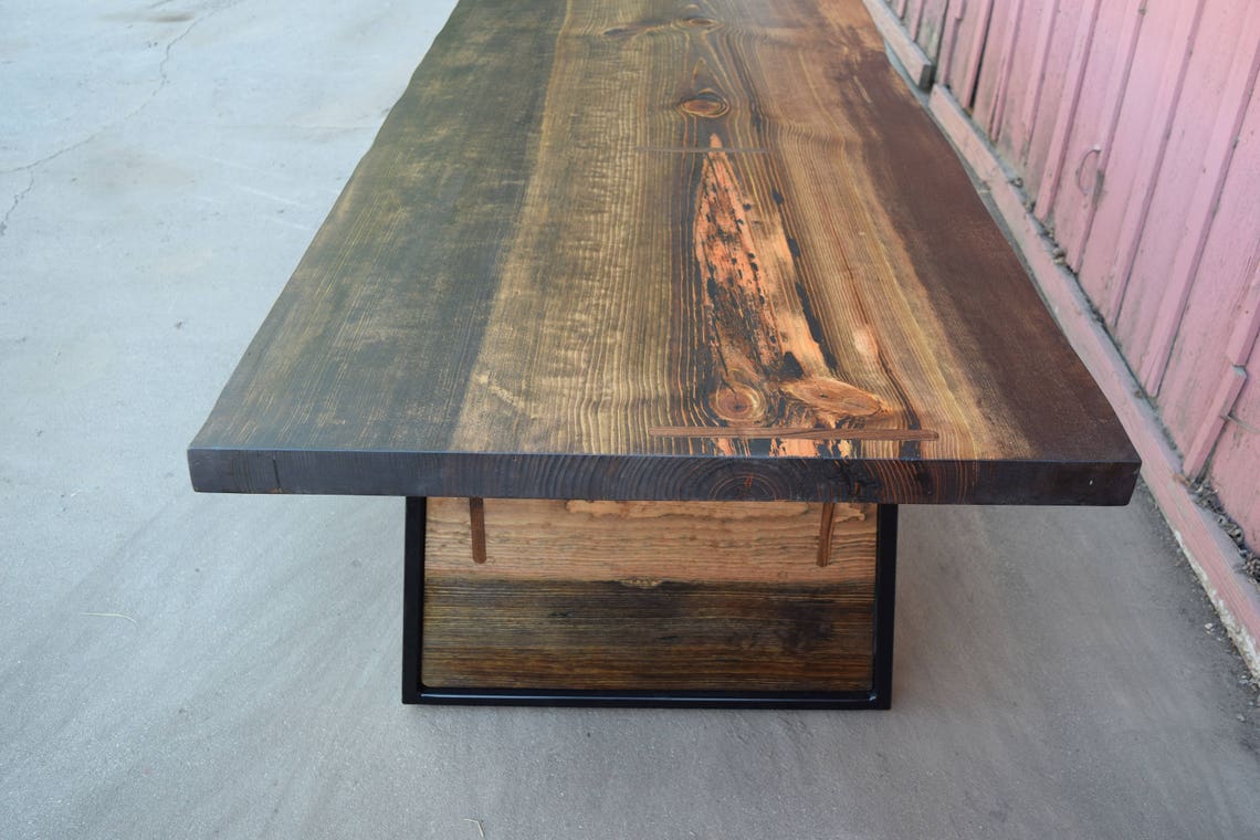 Beautiful Custom Live Edge Pine Dining Table | Etsy
