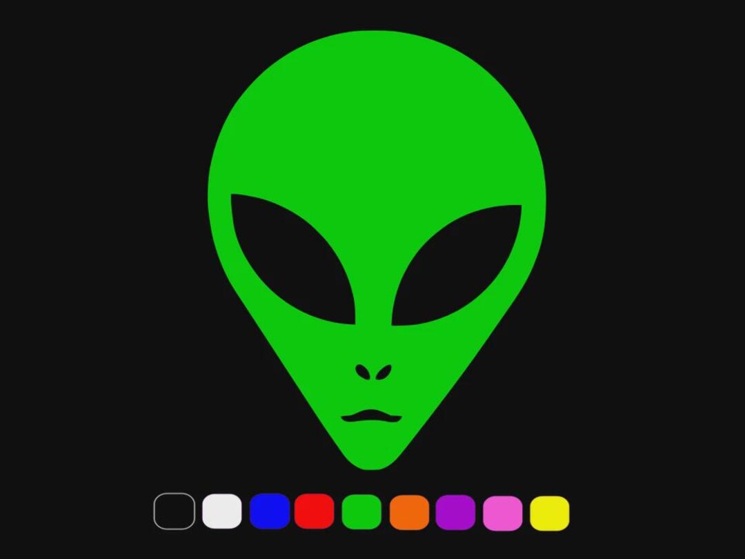 ALIEN ET HEAD X-files Vinyl Decal Wall Car Sticker Choose Size and ...