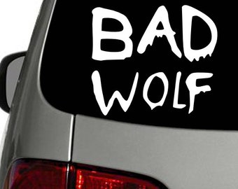 Bad Wolf Decal | Etsy