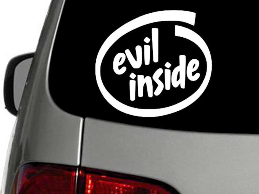 Evil Inside Logo Vinyl Decal Sticker for Cars, Laptops, Walls Choose ...