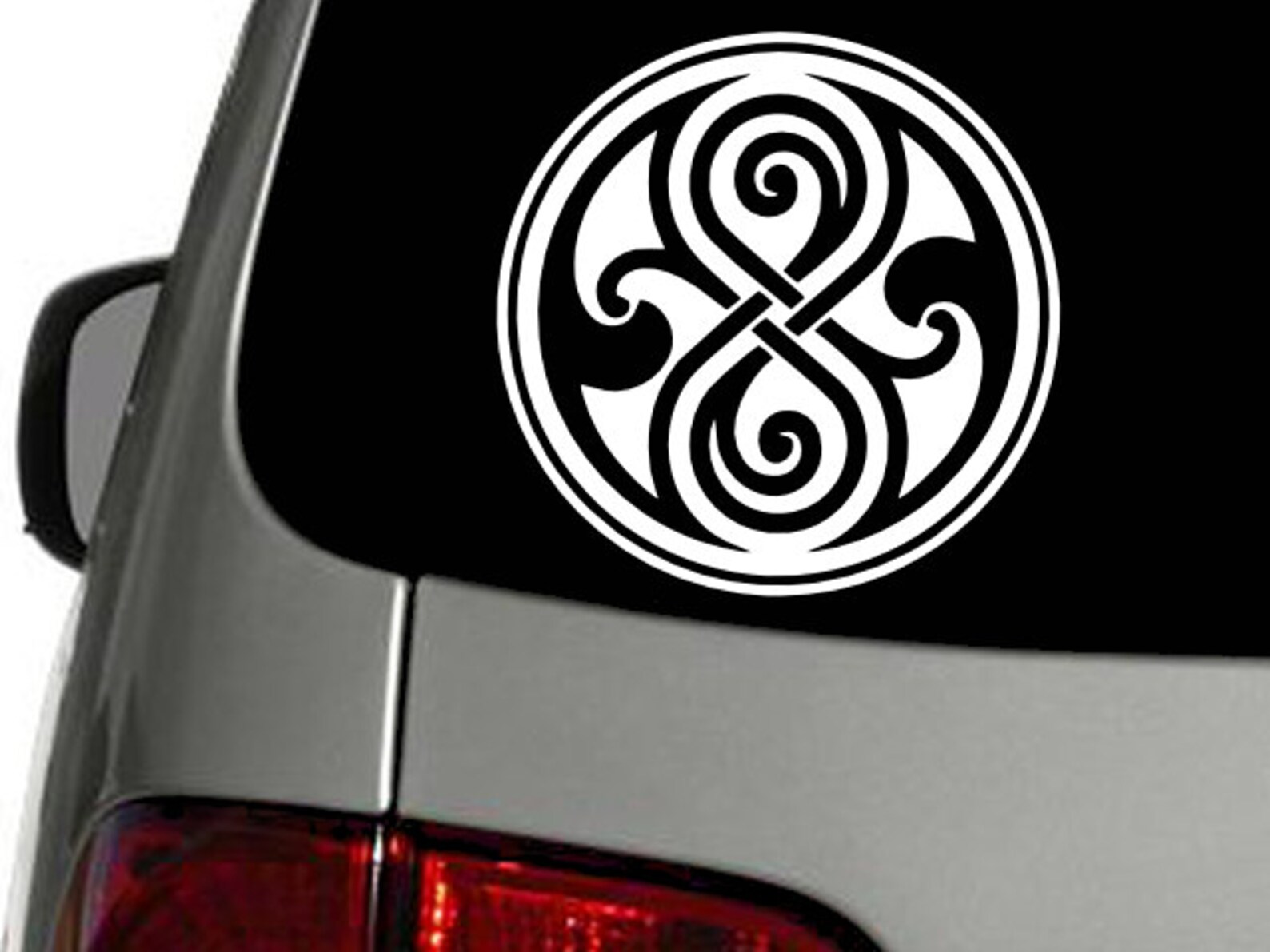 Doctor Who Time Lord Logo, Vinyl Decal Sticker, White, High Quality - Etsy