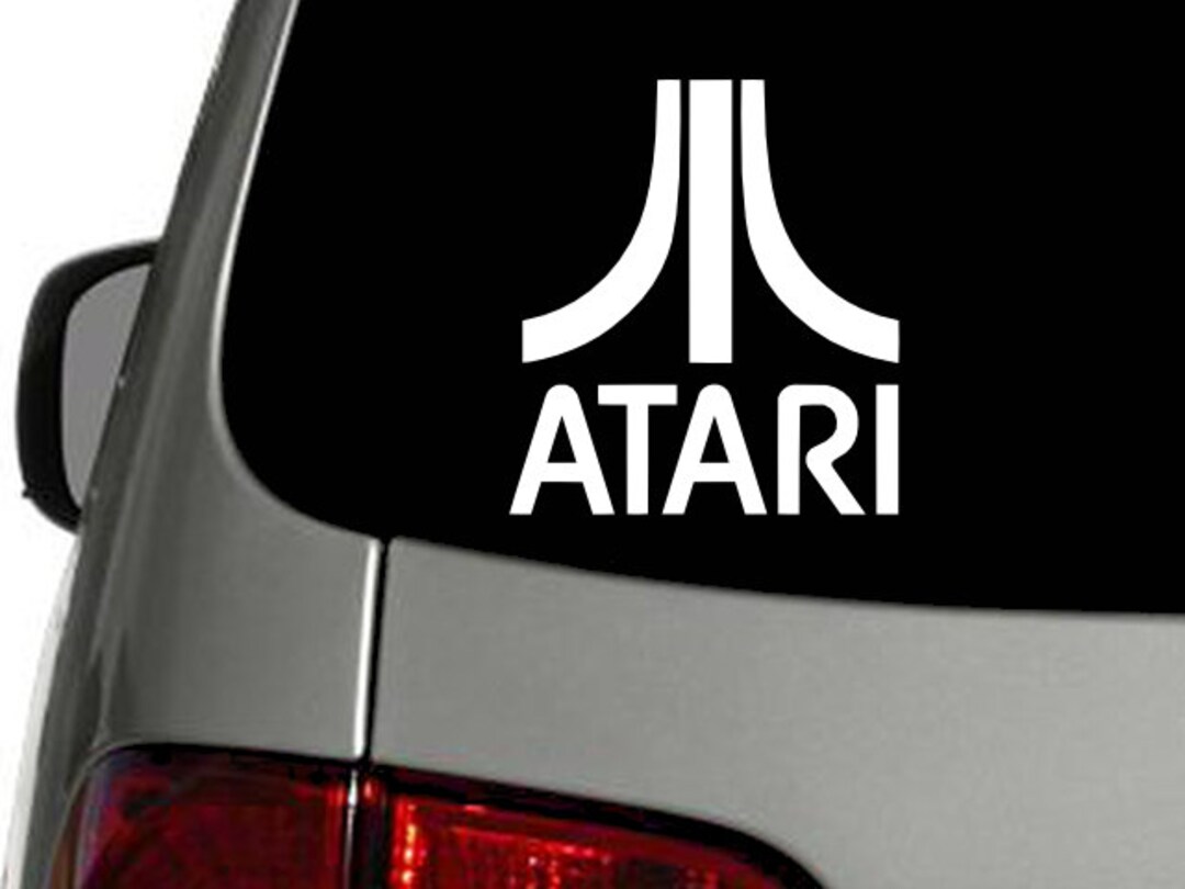 Atari Logo Vinyl Decal Sticker, White, High Quality - Etsy