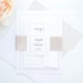 Champagne Wedding Invitation Elegant Wedding Invitations - Etsy
