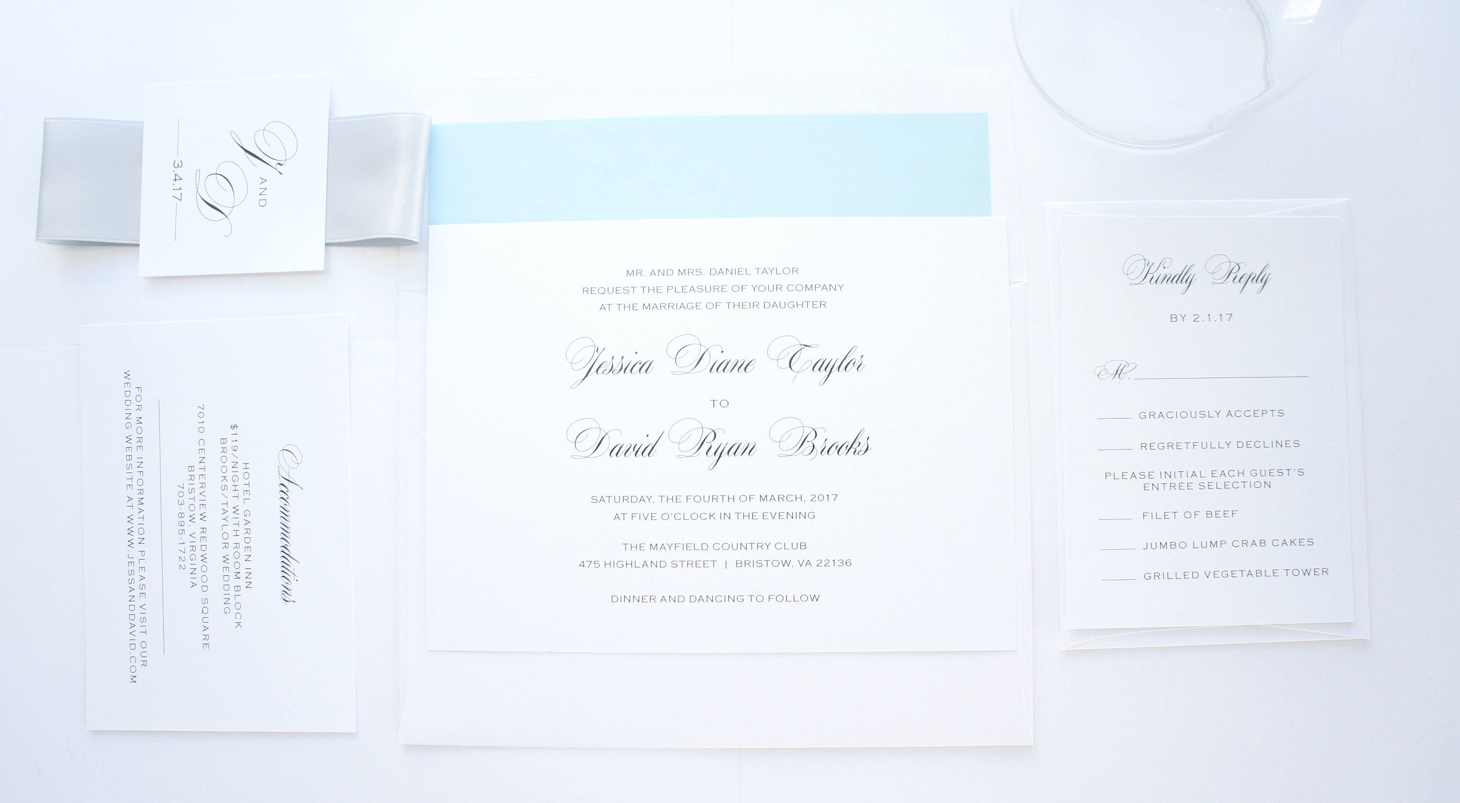 Traditional Wedding Invitations Formal Wedding Invitation | Etsy