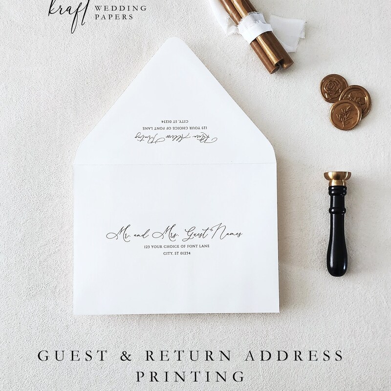 Envelope Printing - Etsy