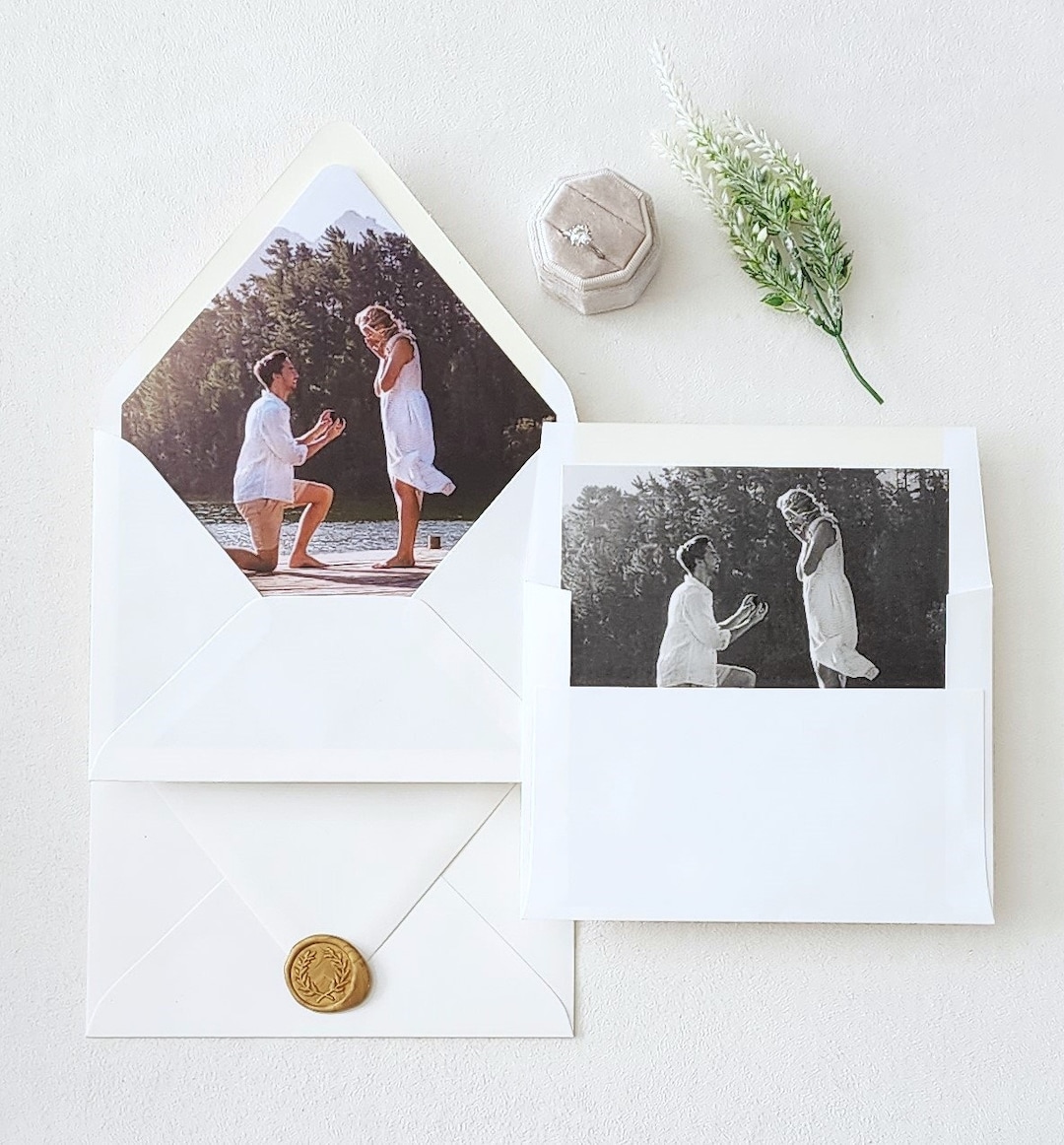 Printed Photo Envelope Liners for Square or Euroflap Envelopes, A7 or ...