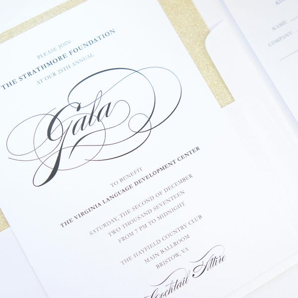 Luxury Gala Invite - Etsy