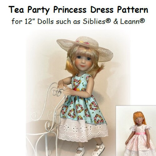 Tea Party Princess Dress PATTERN for 14.5 & 15 - Etsy