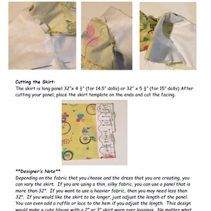 Sunshine Baby Dress PATTERN for 14.5" & 15" Dolls - Etsy