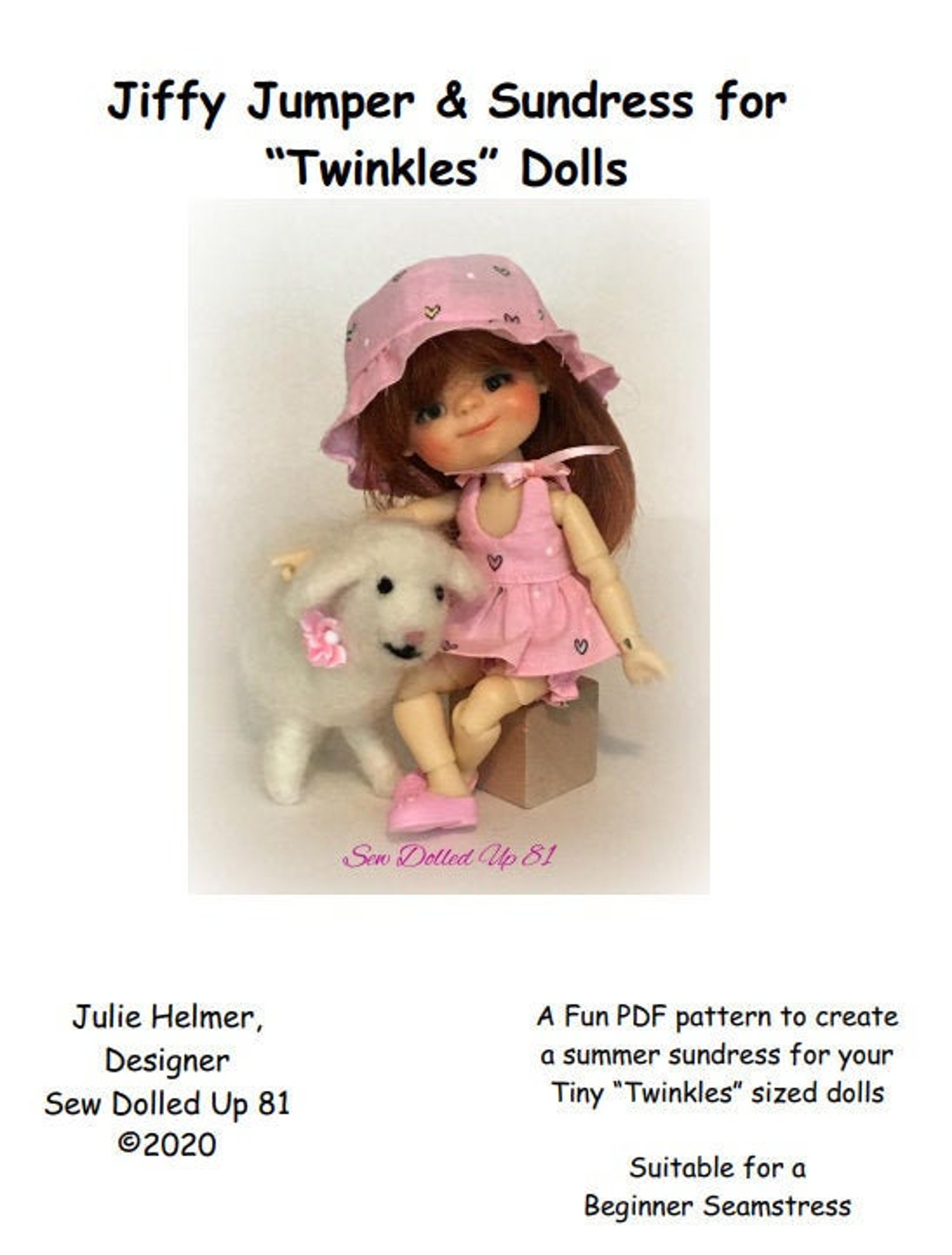 Jiffy Jumper & Sundress PATTERN for "twinkles" Dolls - Etsy