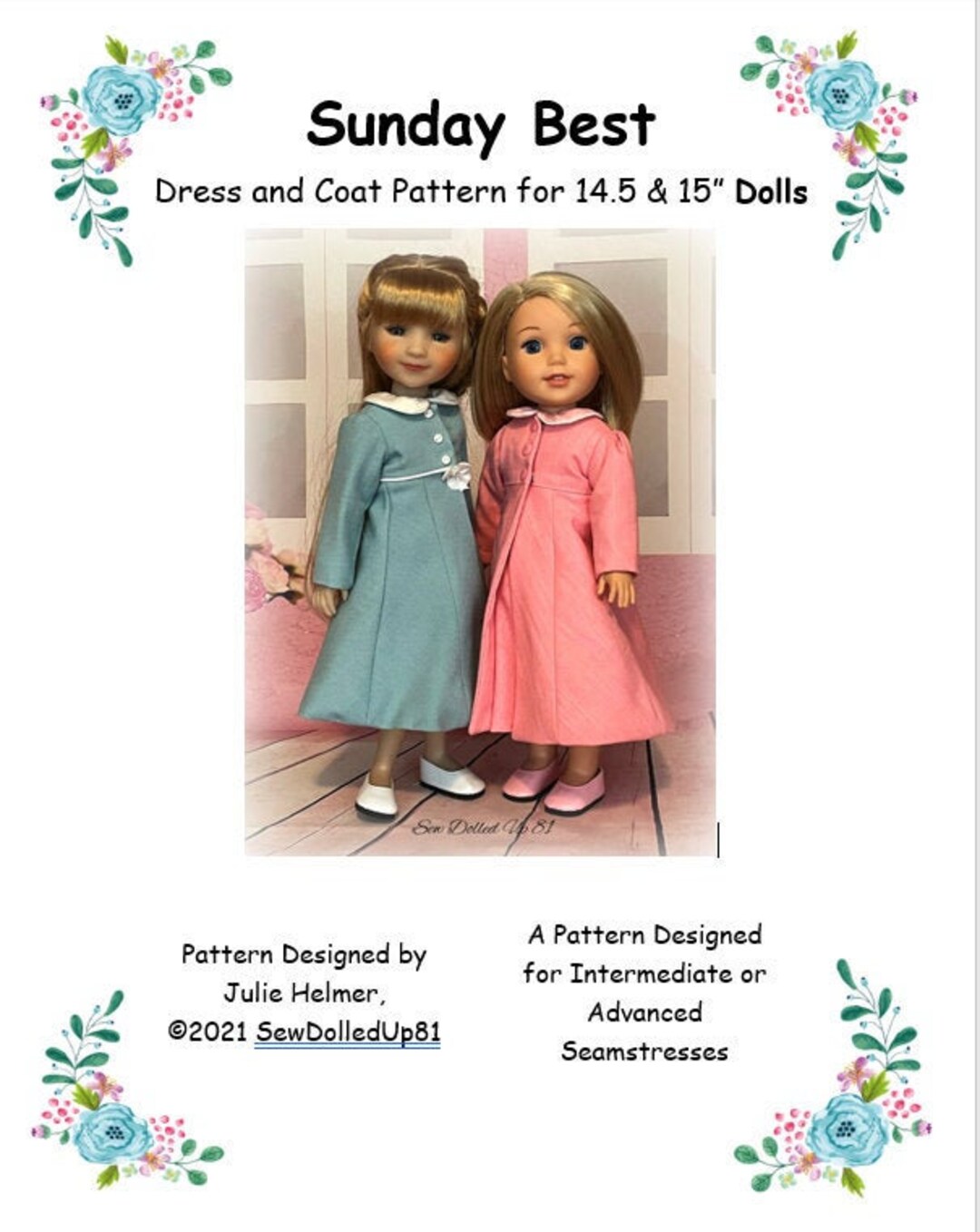 Sunday Best PDF PATTERN for 14.5 & 15" Dolls - Etsy