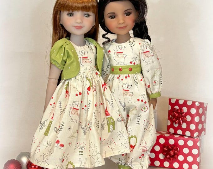 Christmas Mice Party Sets for 14-15 Inch Dolls - Etsy