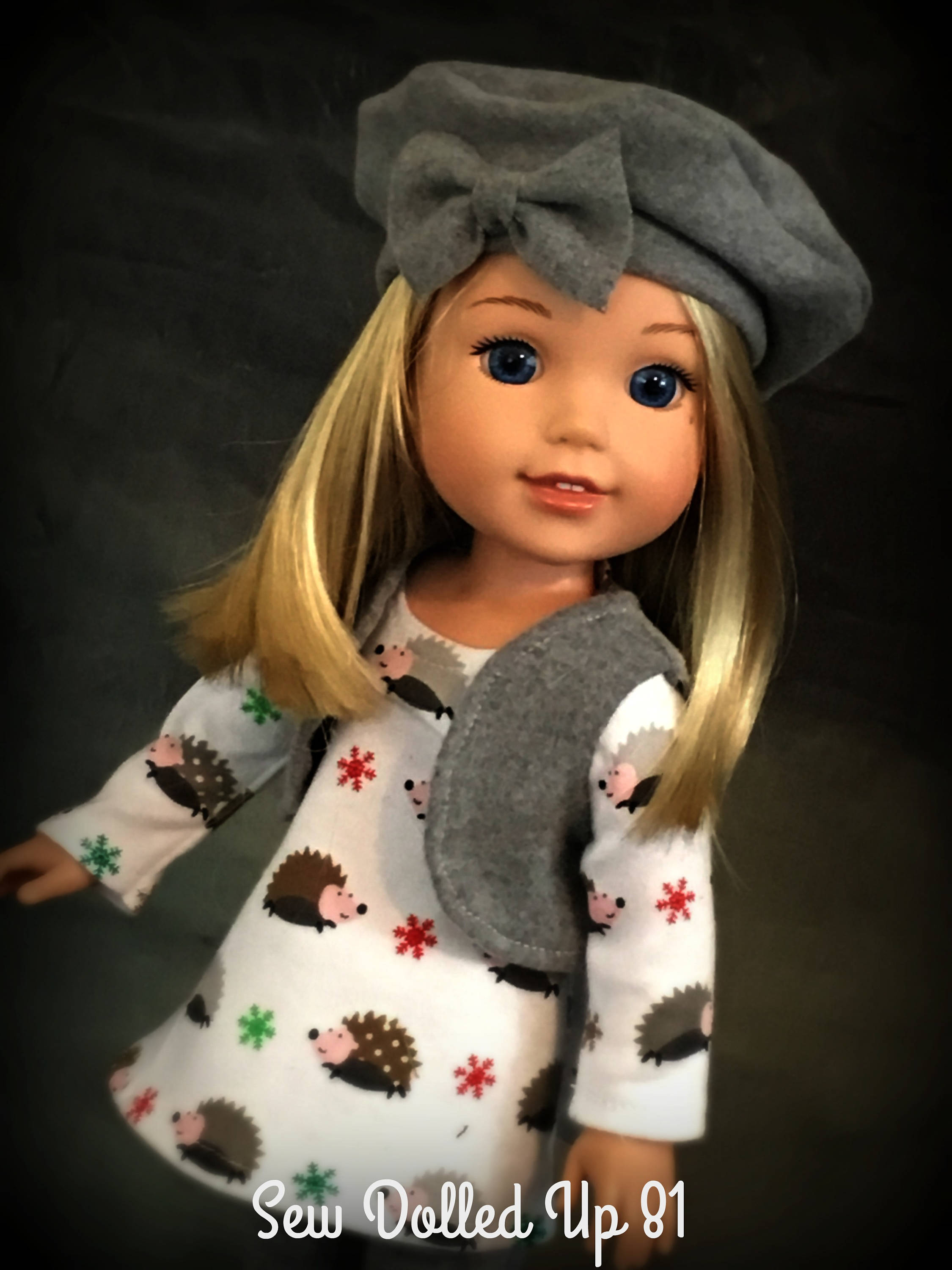 Basic Beret and Vest PATTERN for 14 Dolls | Etsy