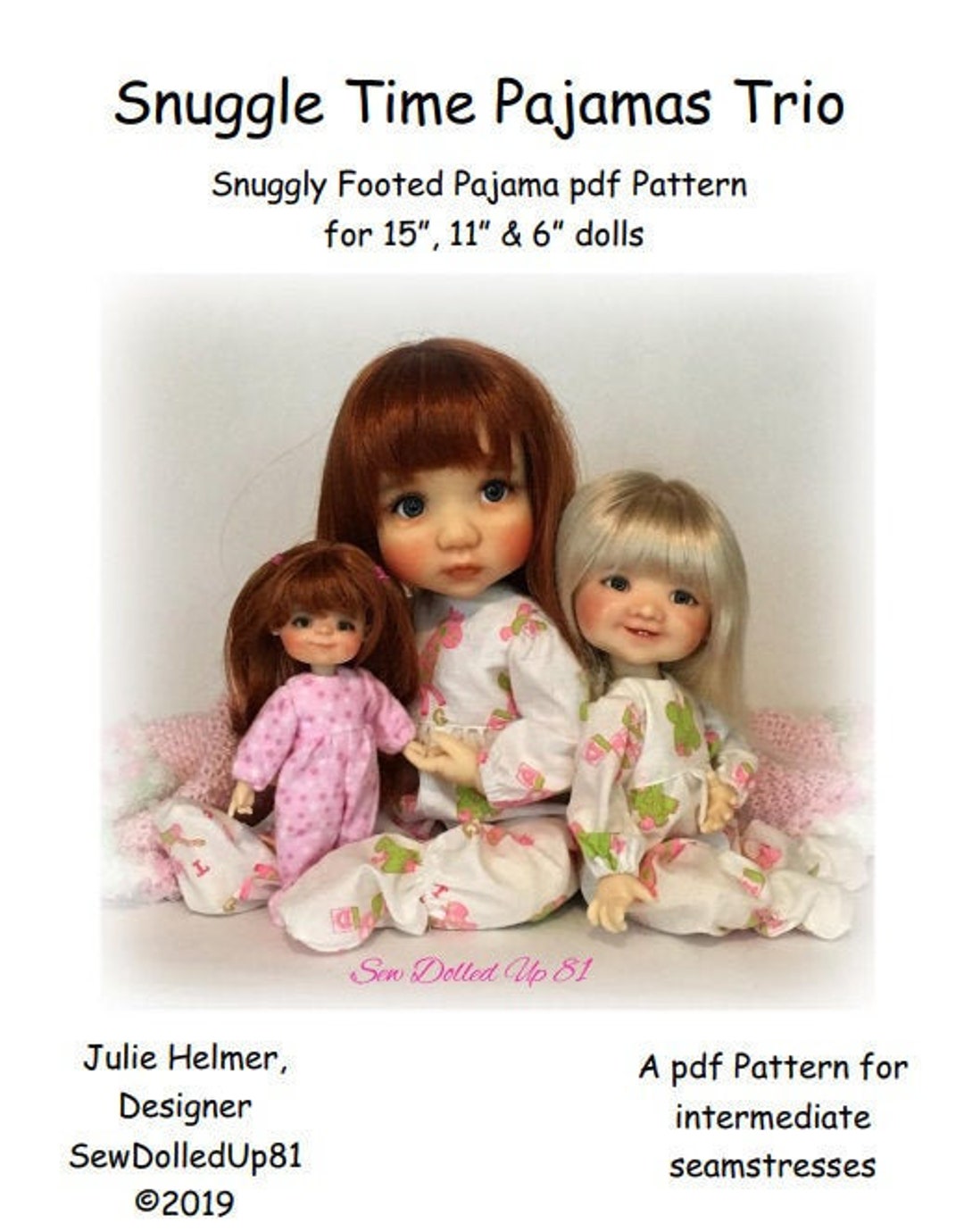 Snuggle Time Pajamas Trio PATTERN BUNDLE - Etsy