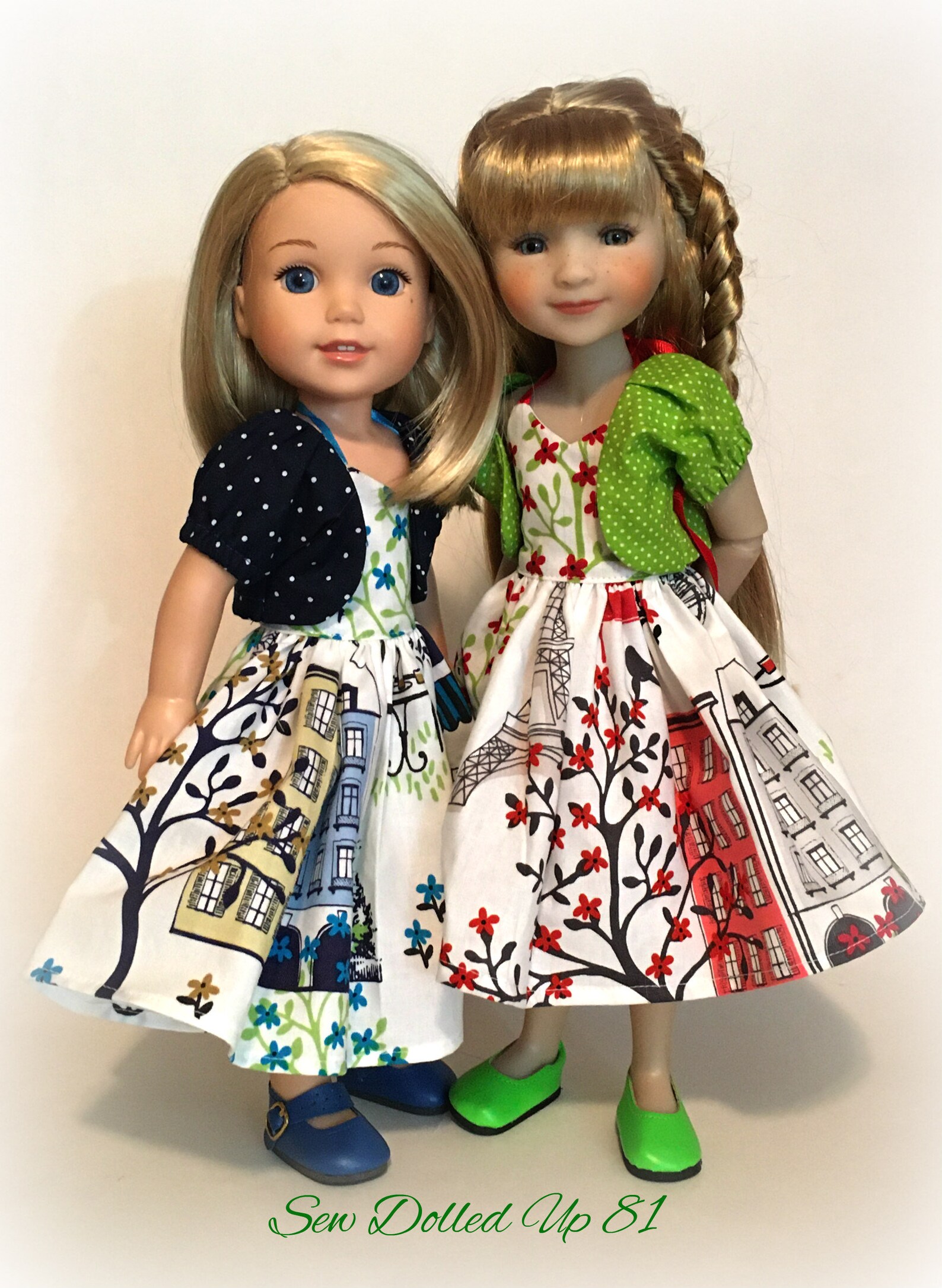 Very Vintage Halter Dress & Shrug PDF PATTERN for 14.5" and 15" Dolls ...