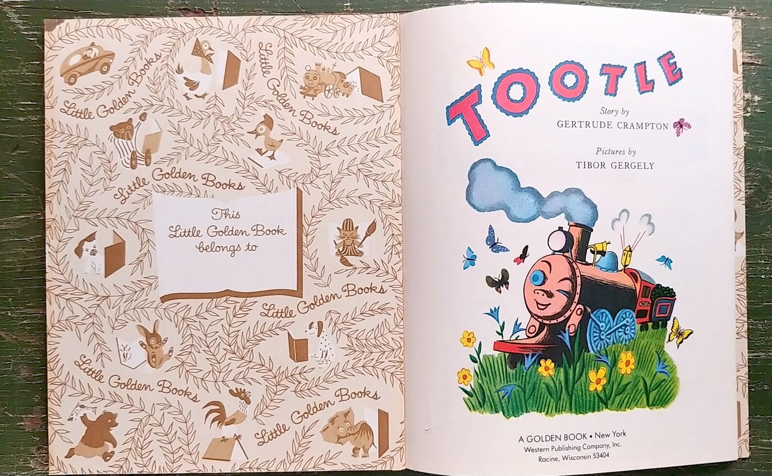 TOOTLE Little Golden Book Collection - Etsy