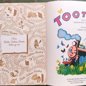 TOOTLE - Little Golden Book Collection - Etsy