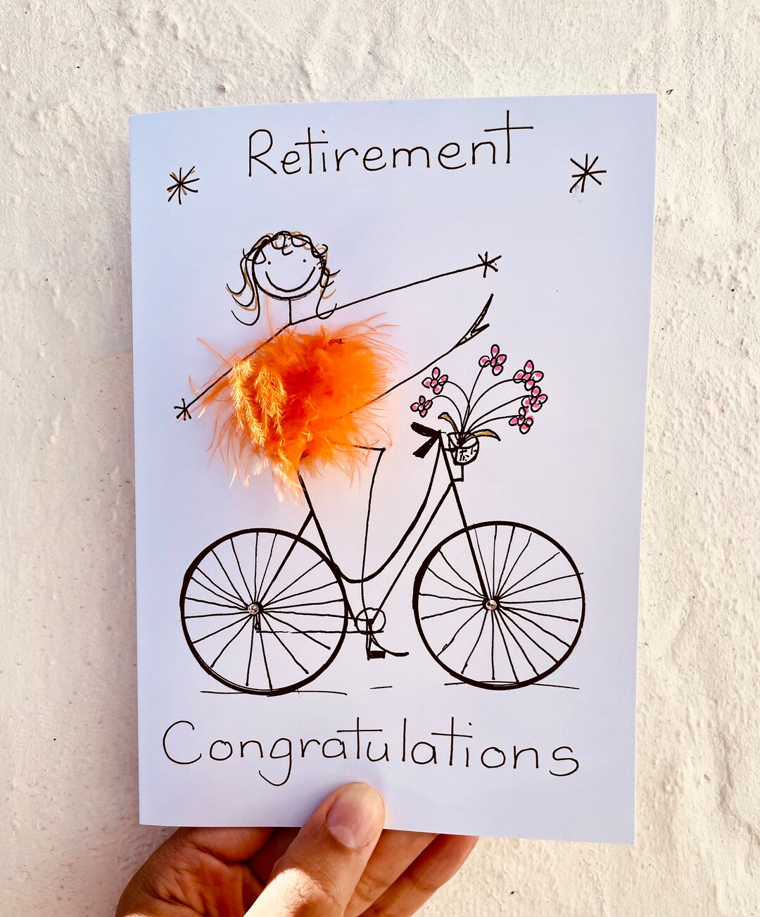 Personalised 3D Retirement Card Handmade Unique - Etsy