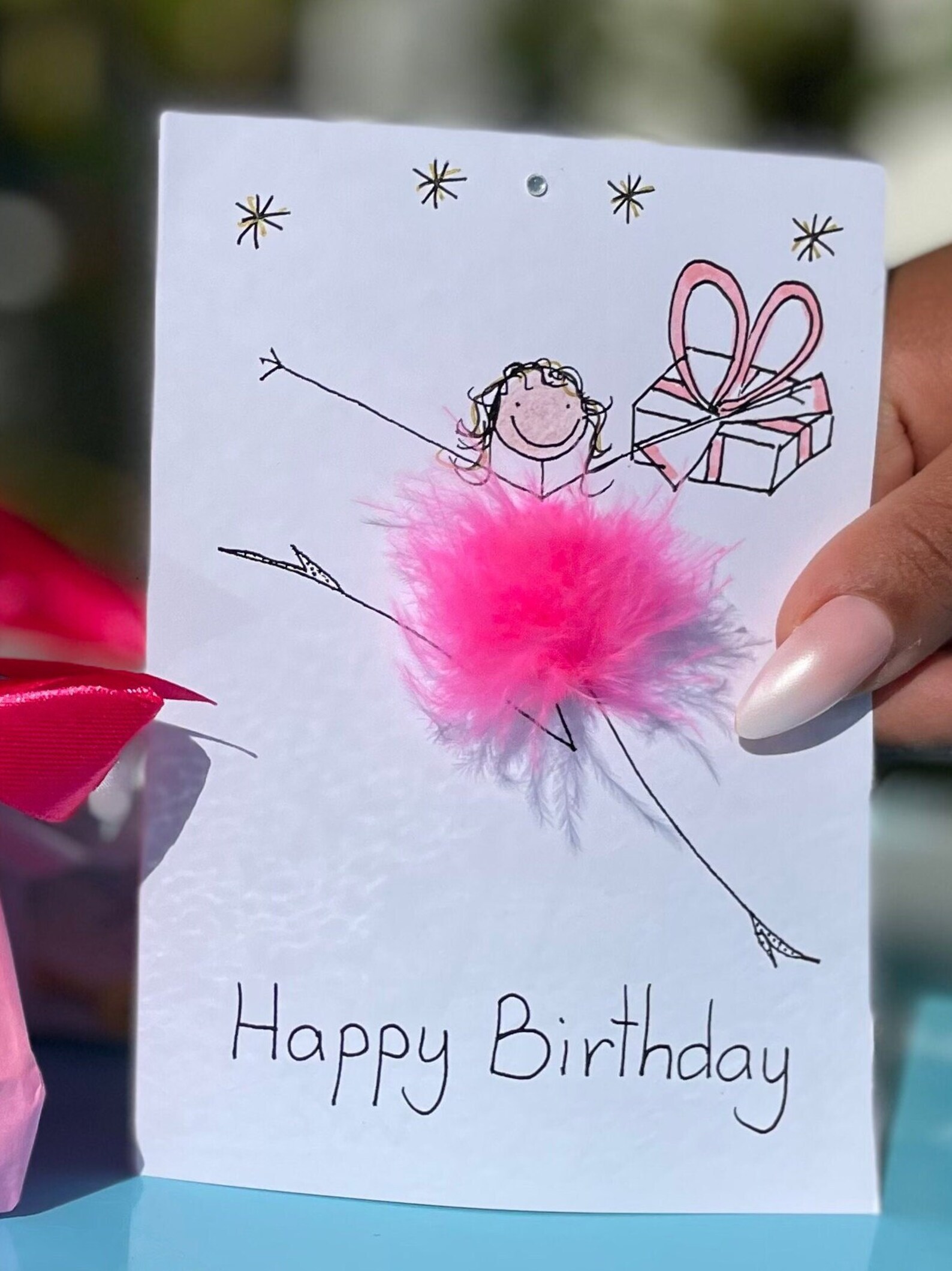 Handmade Personalised Birthday Card Fun Fluffy 3D Unique - Etsy