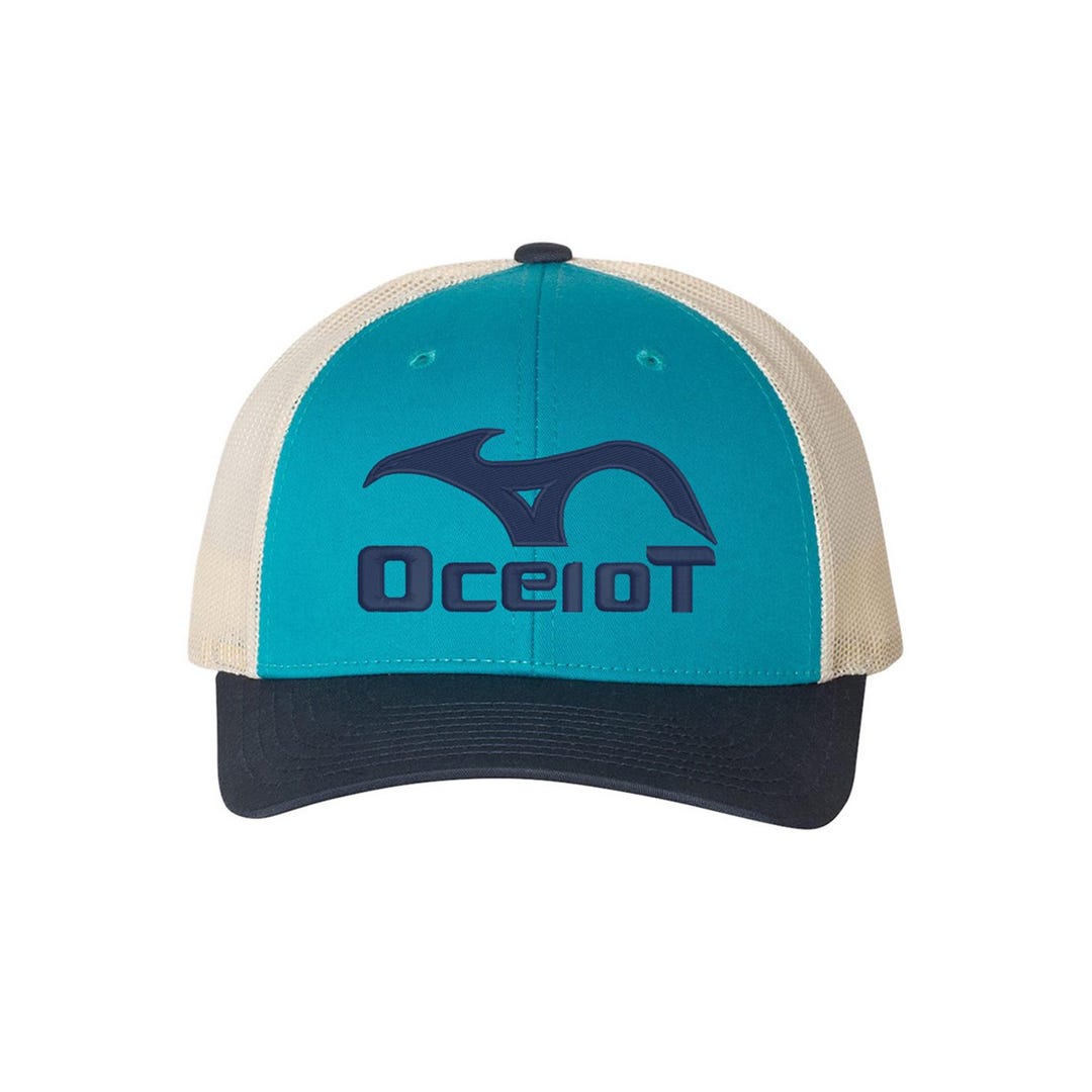 Ocelot - Trucker Hats - Blue Teal and Navy - Etsy