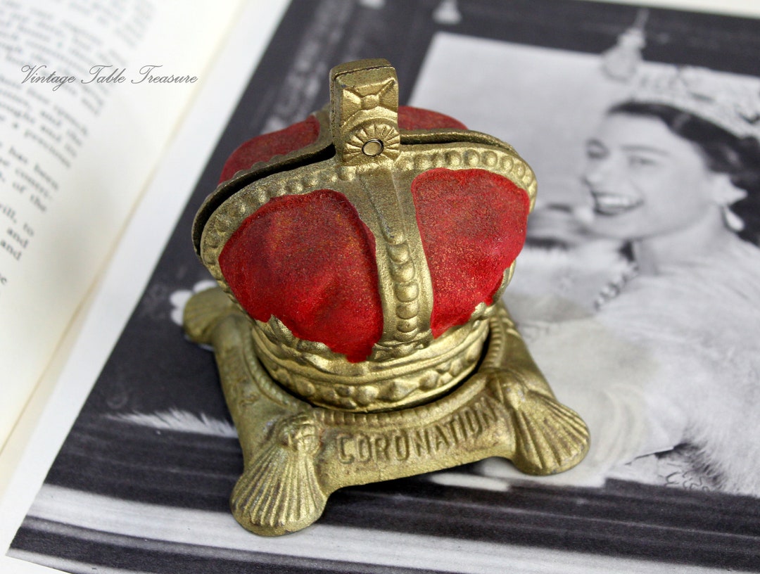 A Rare Original Vintage 1953 Coronation of Queen Elizabeth II Crown ...