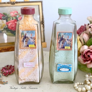A Pretty Pair of Vintage 1920s Bath Salts Bottles Bakelite - Etsy