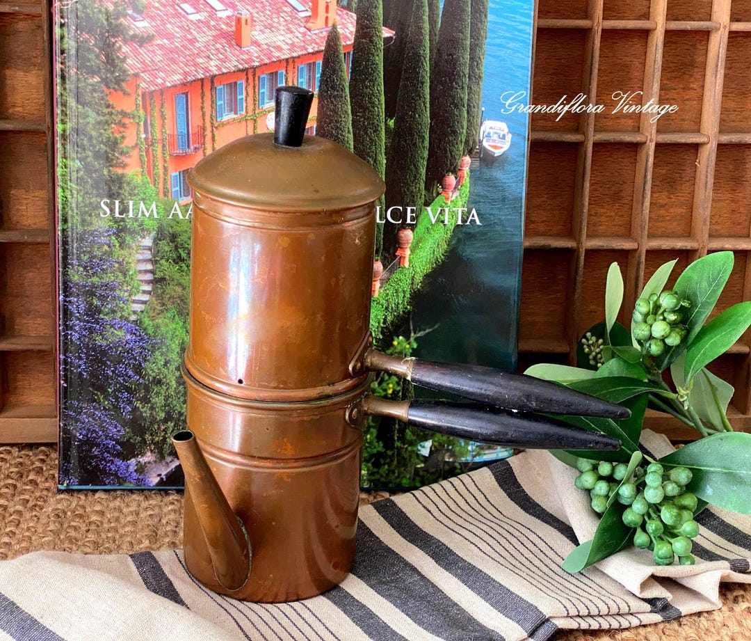 Vintage 1960s Douro Flip Drip Copper Coffee Maker, Italian, Made in ...