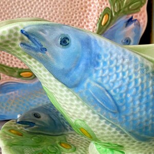 A 1930s Vintage Majolica Melba Ware Fish, Seafood, Large Sauce or Gravy ...