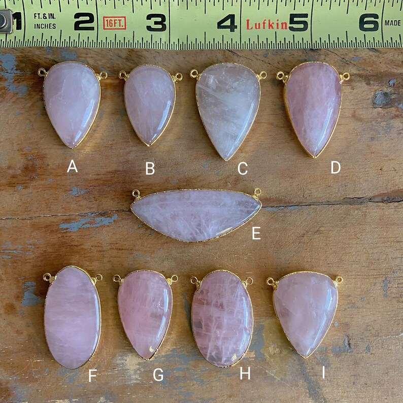 Rose Quartz Necklace // Rose Quartz Gold Necklace // Rose - Etsy