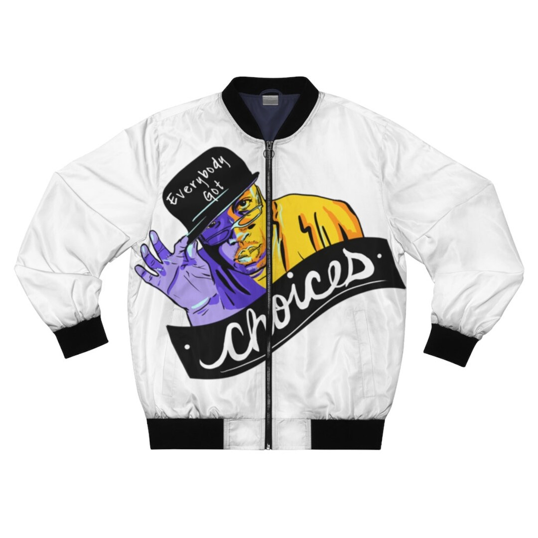 Hip Hop Bomber Jacket - Etsy
