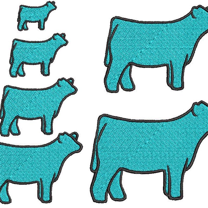 Mini Bull Embroidery - Etsy