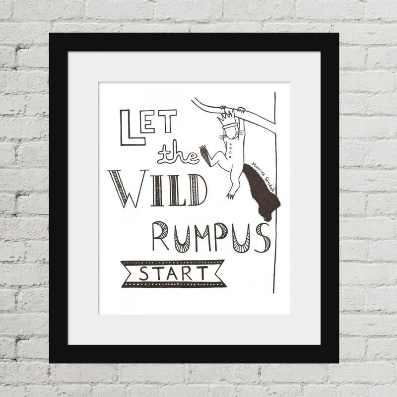 Let the Wild Rumpus - Etsy