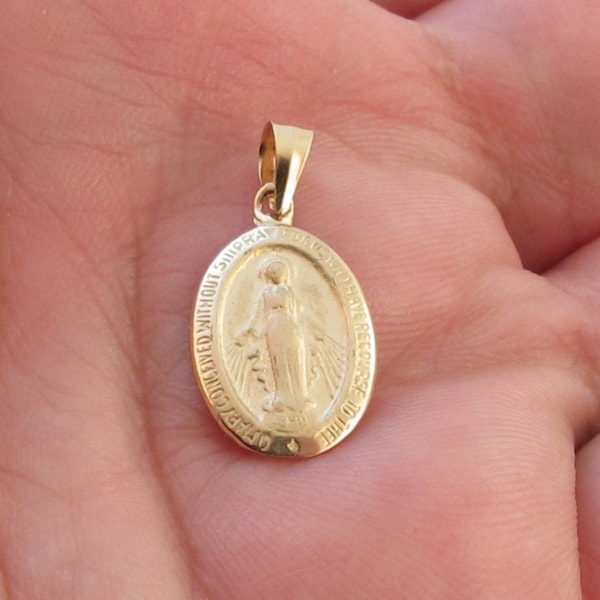 Virgin Mary Charm - Etsy
