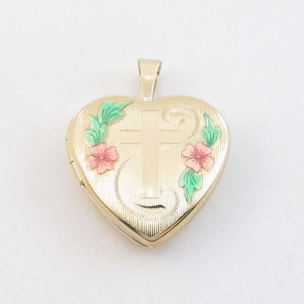 Cross Locket - Etsy