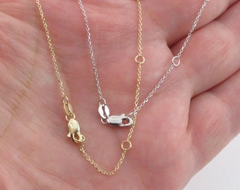 Solid Gold Cable Chain | Etsy