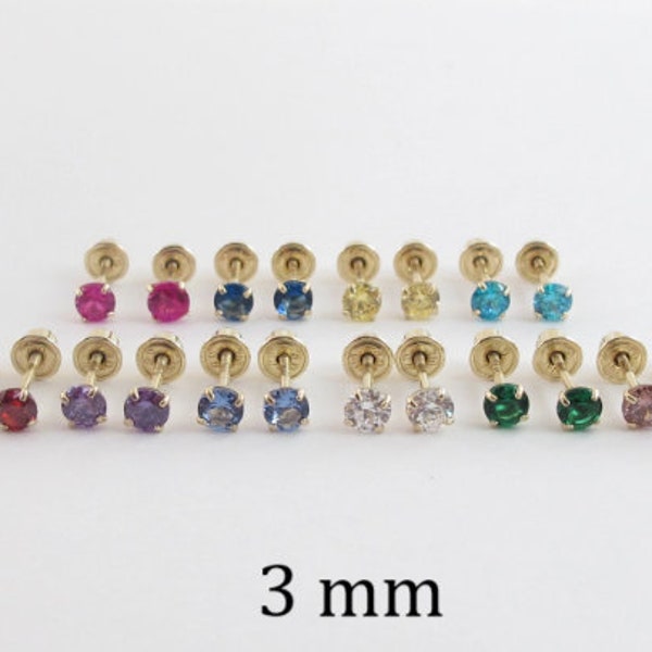 Screw Back Studs - Etsy